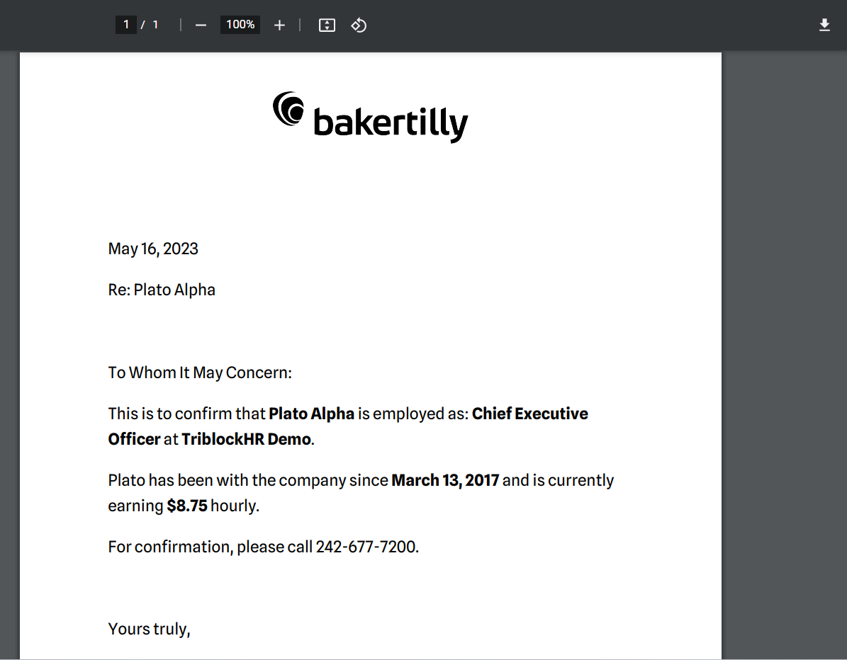 How to download my job letter?