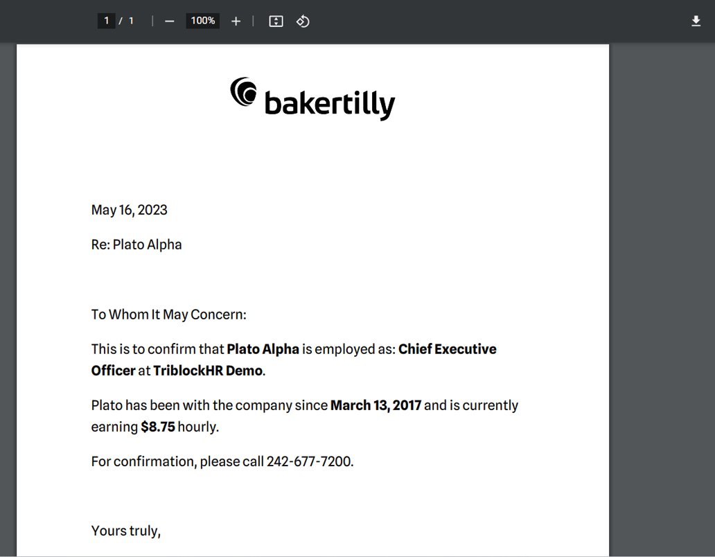 How to download my job letter?